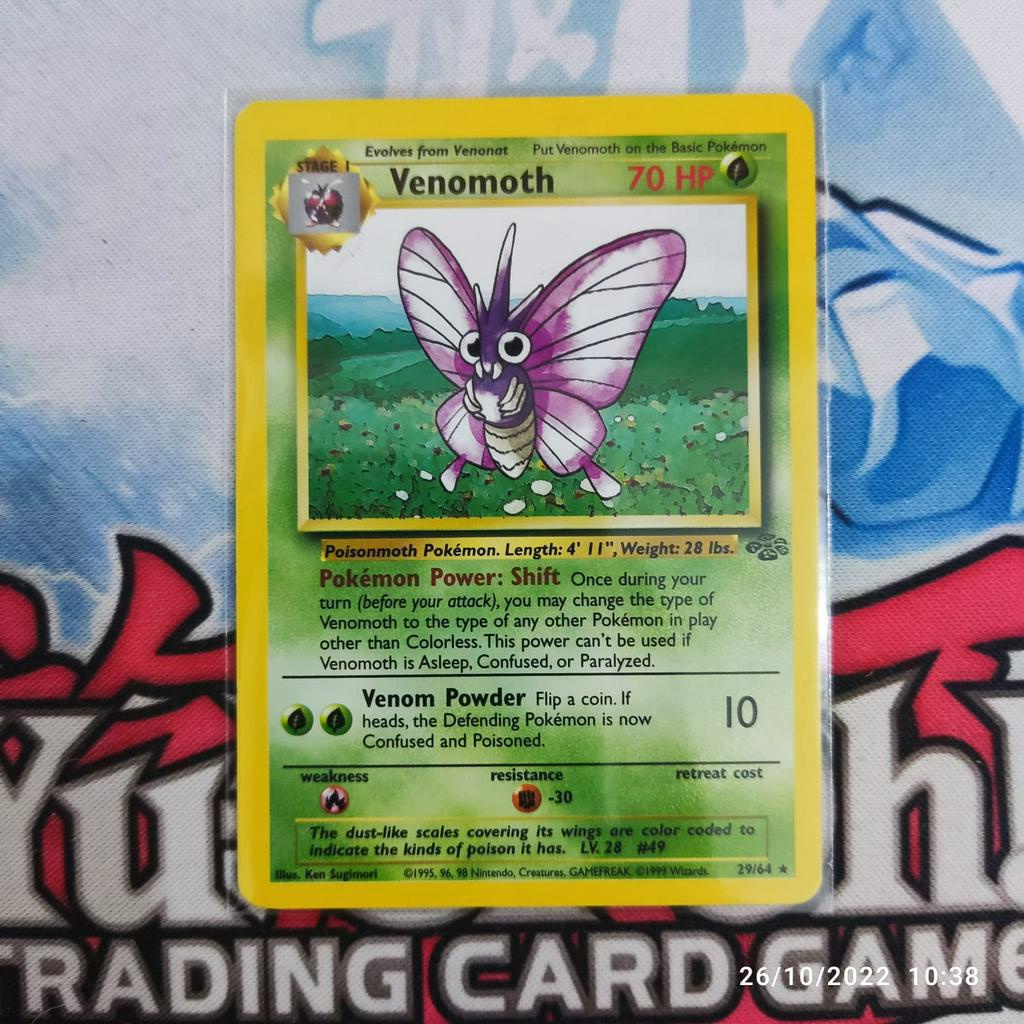 Jual pokemon venomoth 29/64 Rare Unlimited original | Shopee Indonesia