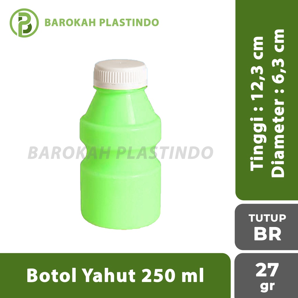 Jual Botol Yahut 250 ml (MINIMAL 50 PCS) / Botol Plastik 250 ml / Botol ...