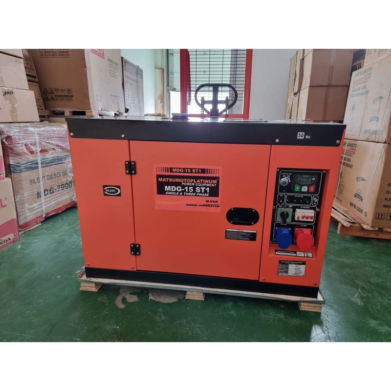 Jual Genset silent 15 kva Diesel 1 phase and 3 phase heavy duty ...