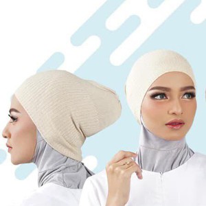 Jual Inner Jilbab / CIPUT Hijab Anti Pusing Satu Warna | Shopee Indonesia