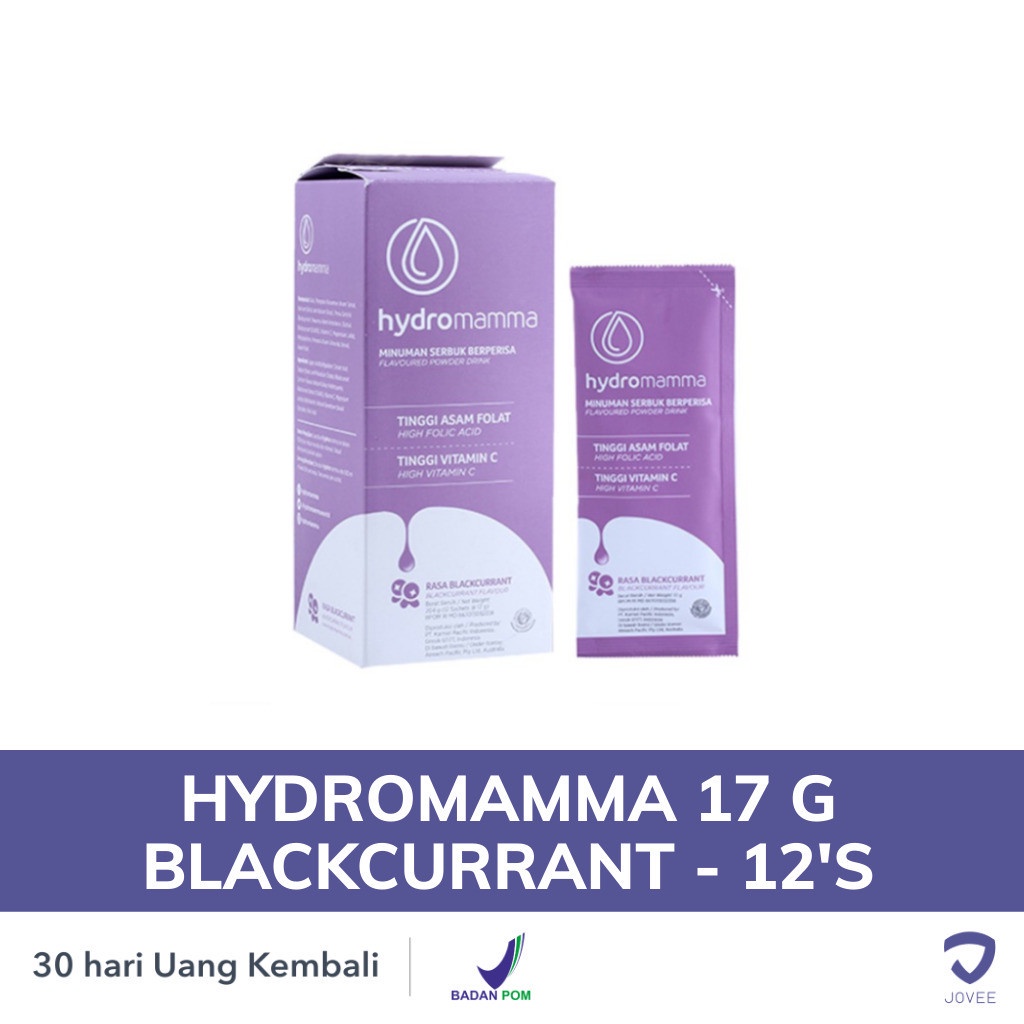 Jual Hydromamma 17 gr Blackcurrant - 12 Sachet - Minuman Kesehatan ...