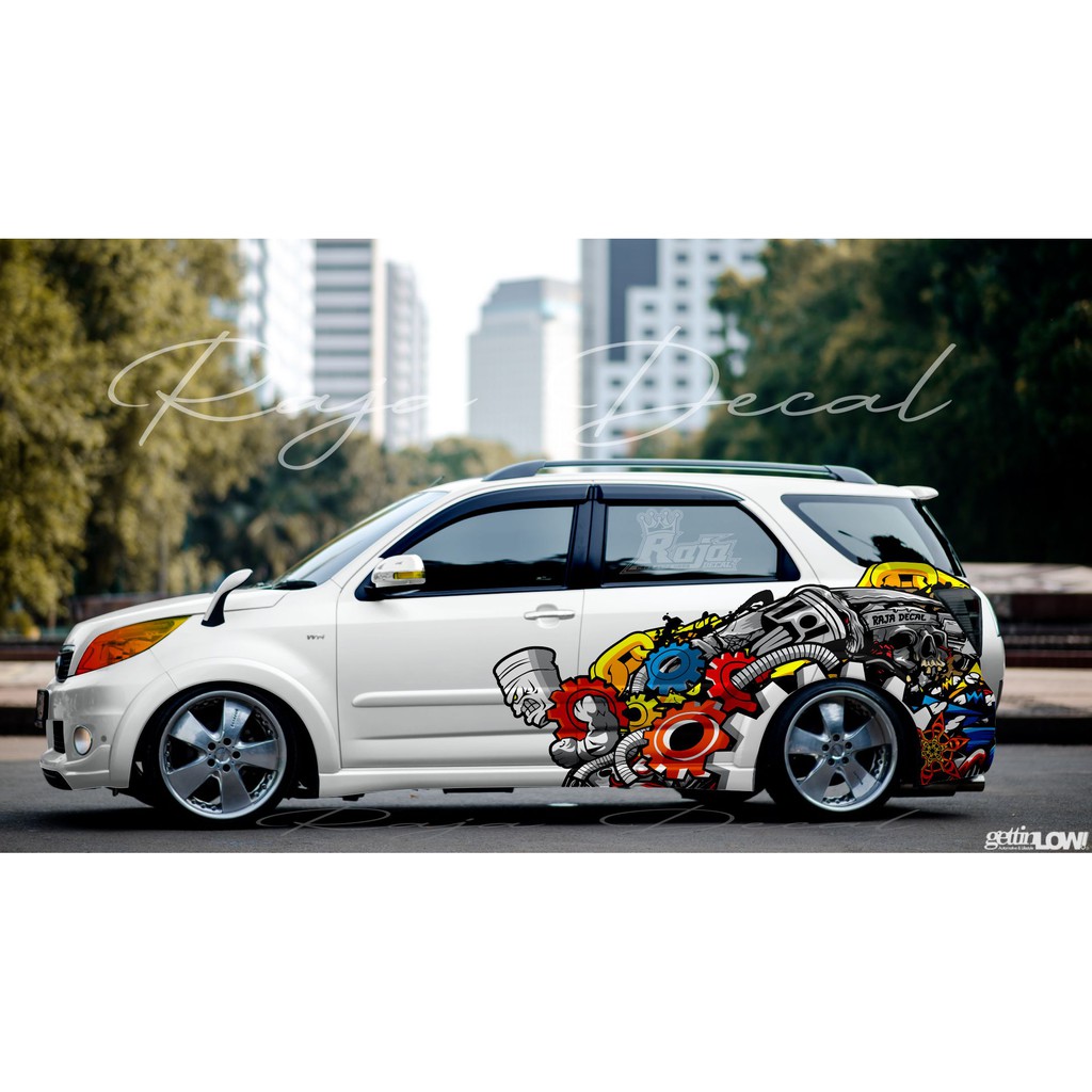 Jual Sticker Striping Variasi Mobil Rush/Terios Disain Custom King ...