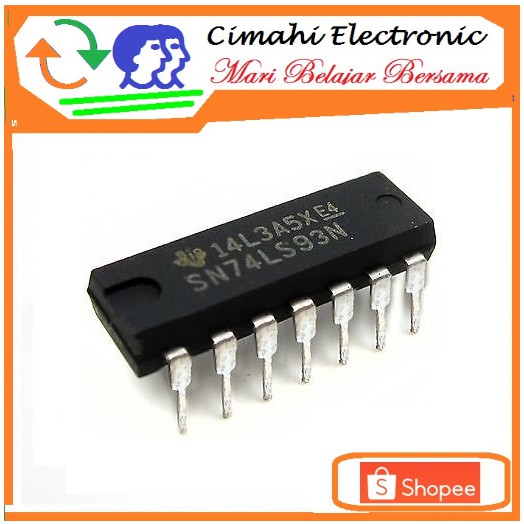 Jual IC 74LS93 4-BIT BINARY COUNTER DIP 14-pin | Shopee Indonesia