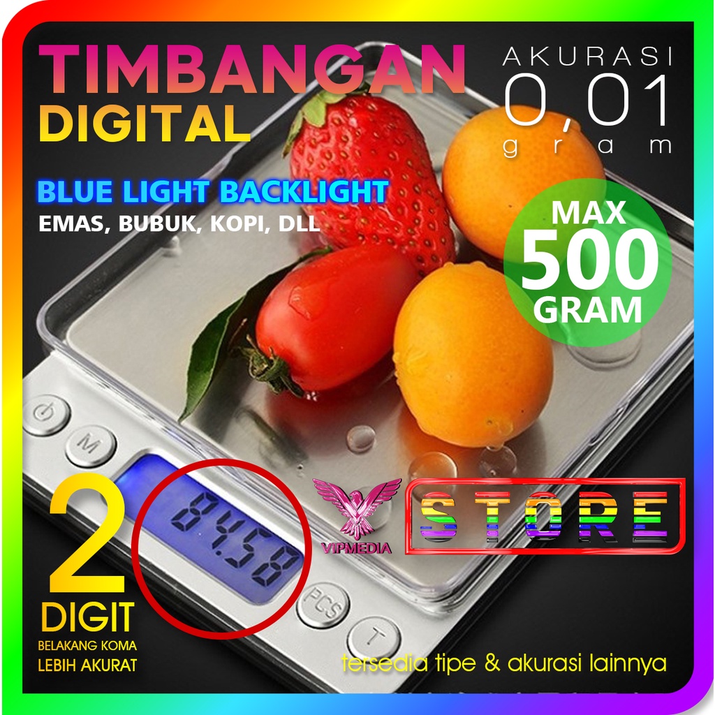 Jual TIMBANGAN DIGITAL DAPUR MINI AKURASI 0,01 - 500 GRAM | Shopee Indonesia