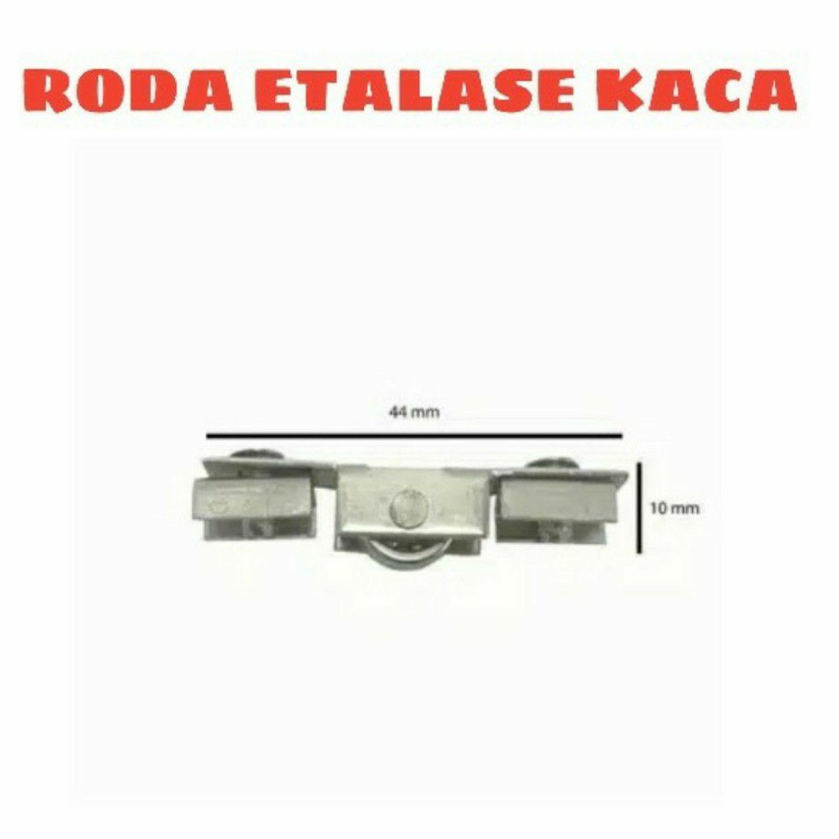Jual Roda Etalase Kaca Showcase Lemari Sliding Matex | Shopee Indonesia