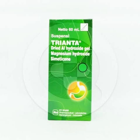 Jual TRIANTA SYRUP 60ML SIRUP 60 ML ANTASIDA SYR KHASIAT JOSS | Shopee ...