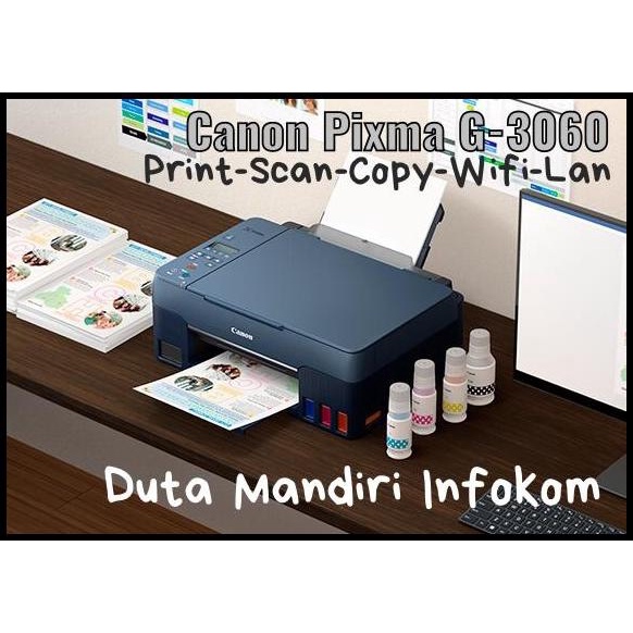 Jual Printer Inkjet Canon Pixma G3060 Ink Tank System - All-In-One ...