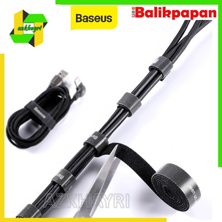 Jual Baseus Velcro Cable Strap Pengikat Perekat Kabel 1Meter | Shopee ...