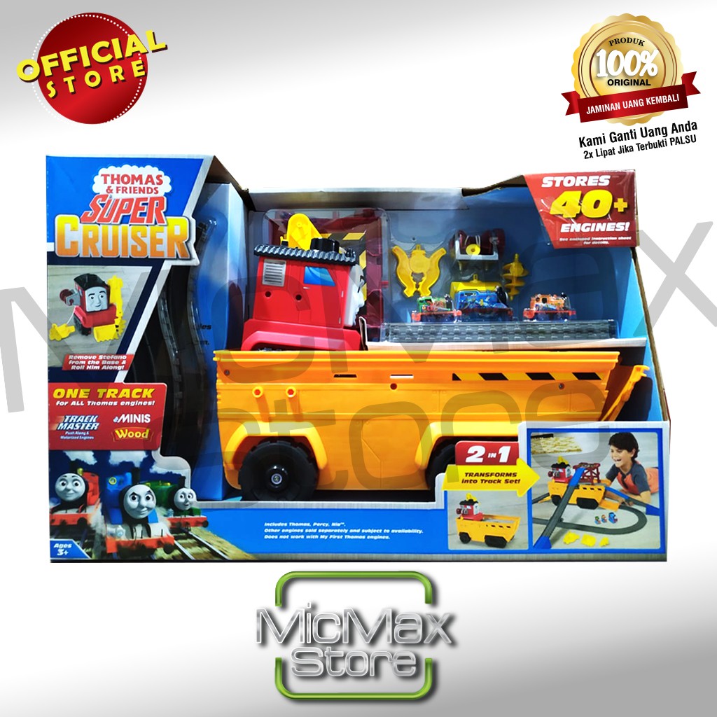 Jual Thomas & Friends Super Cruiser 2-in-1 Large Vehicle and Track Set ...