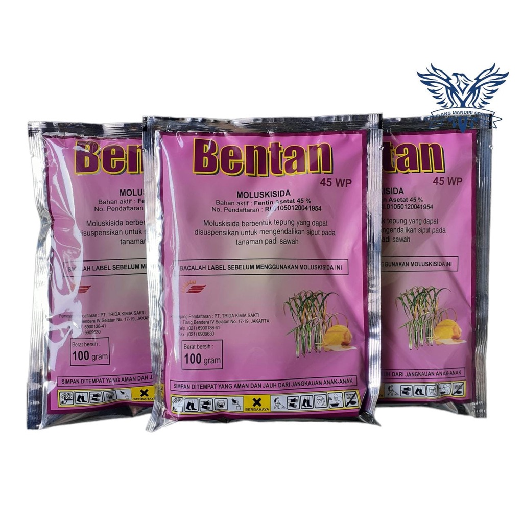 Jual Bentan 45WP 100 gr Moluskusida Fentin Asetat 45% Racun keong Trida ...