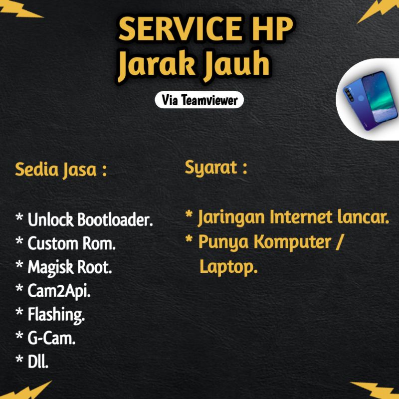 Jual UBL, Flashing, Magisk Root, Custom Rom HP Android Jarak Jauh ...