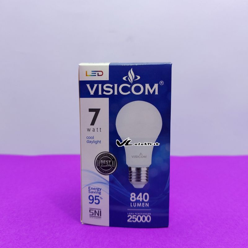Jual LAMPU LED VISICOM 7 watt, 9 watt VISICOM GARANSI RESMI 1 TAHUN | Shopee Indonesia