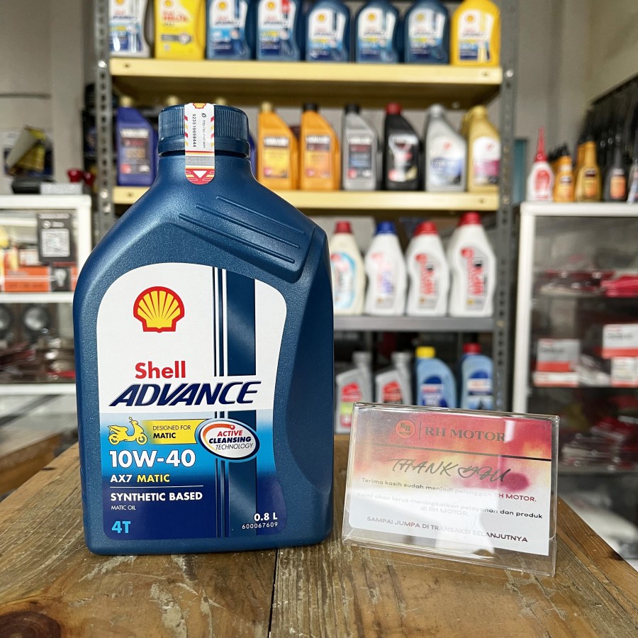 Jual Oli Motor Shell Advance AX7 Scooter Matic (10W-40) (0.8L) | Shopee ...