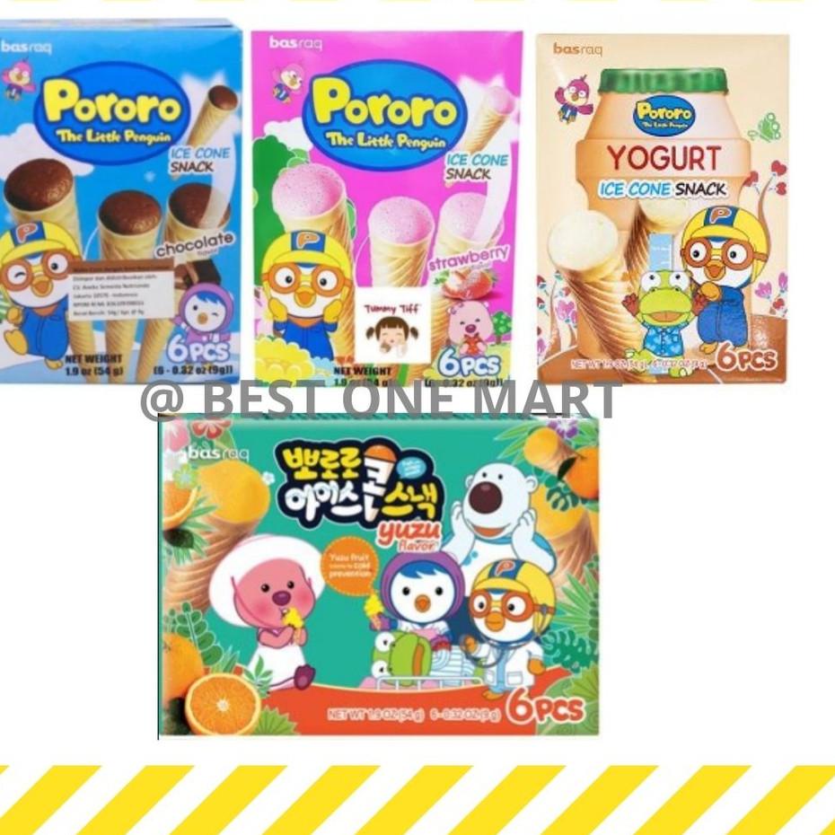 Jual Dijual Pororo Ice Cone Snack Snek Korea Ice Cream Cone Snack