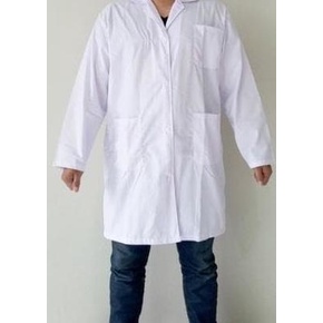 Jual Jas Lab Lengan Panjang Ukuran XXL / Jas Laboratorium | Shopee ...