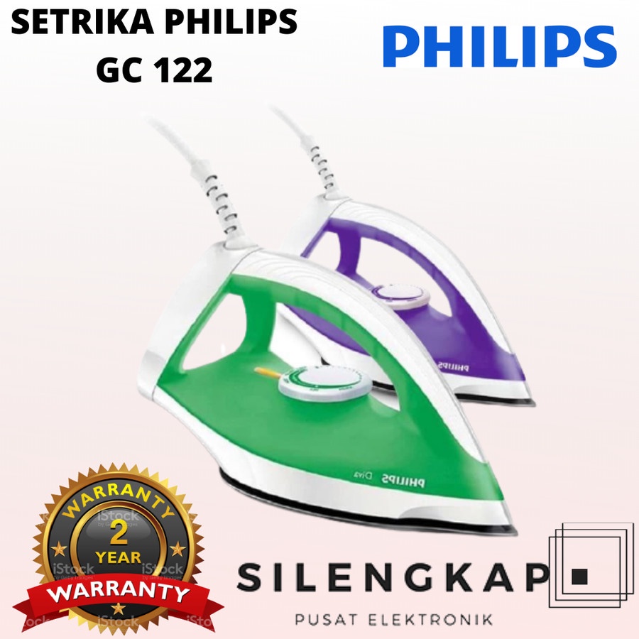 Jual Setrika Listrik Diva GC122 PHILIPS - Ungu / Hijau - Ungu | Shopee Indonesia