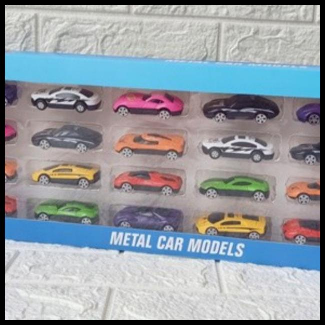 Jual Mobil Diecast Metal Car Models Set Isi 20 Pcs | Shopee Indonesia