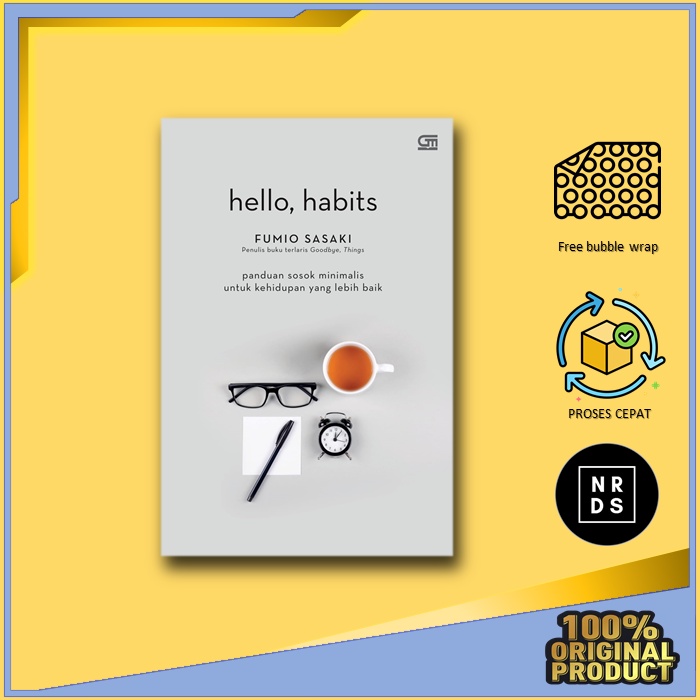 Jual Hello Habits: Panduan Sosok Minimalis untuk Kehidupan yang Lebih ...