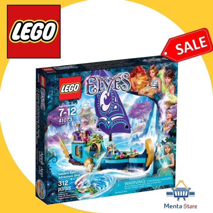 Jual LEGO Elves 41073 Naida's Epic Adventure Ship 2 Mini Doll Figures ...