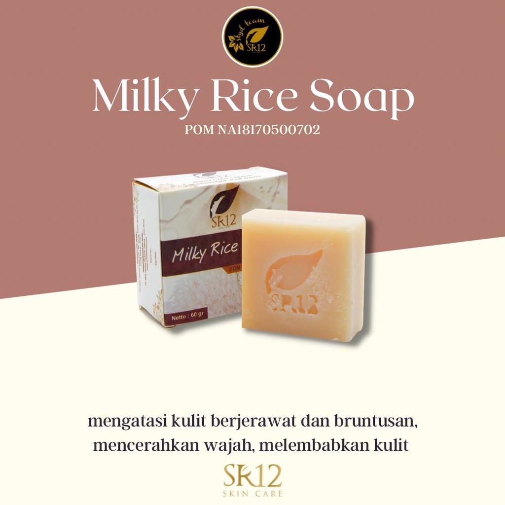 Jual Milky Rice Soap SR12 - Sabun Beras Susu - Jerawat Membandal ...