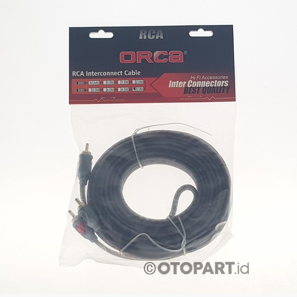 Jual Kabel Audio RCA Interconnect Cable ORCA 1 / 3 / 5 METER | Shopee ...