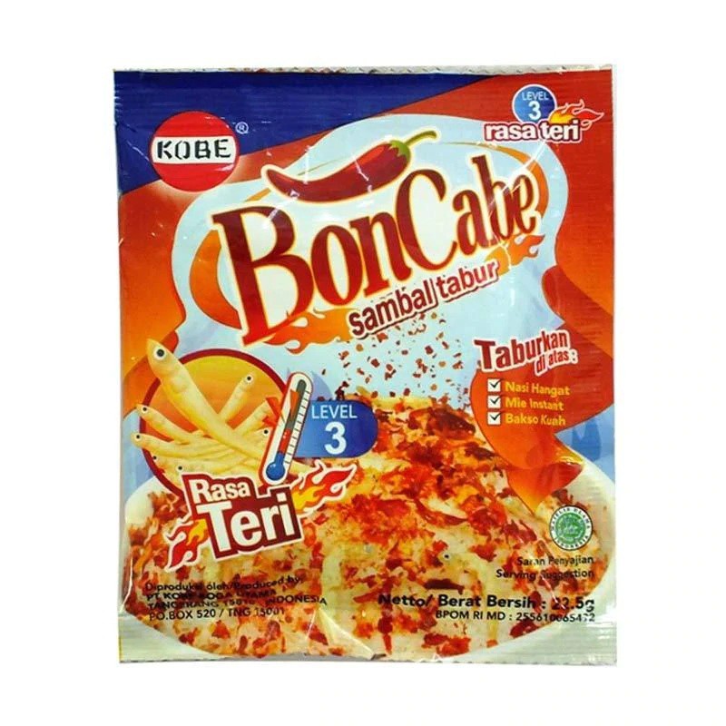 Jual Kobe BonCabe Pedas All Variant Sachet/ Botol - Bon Cabe | Shopee ...