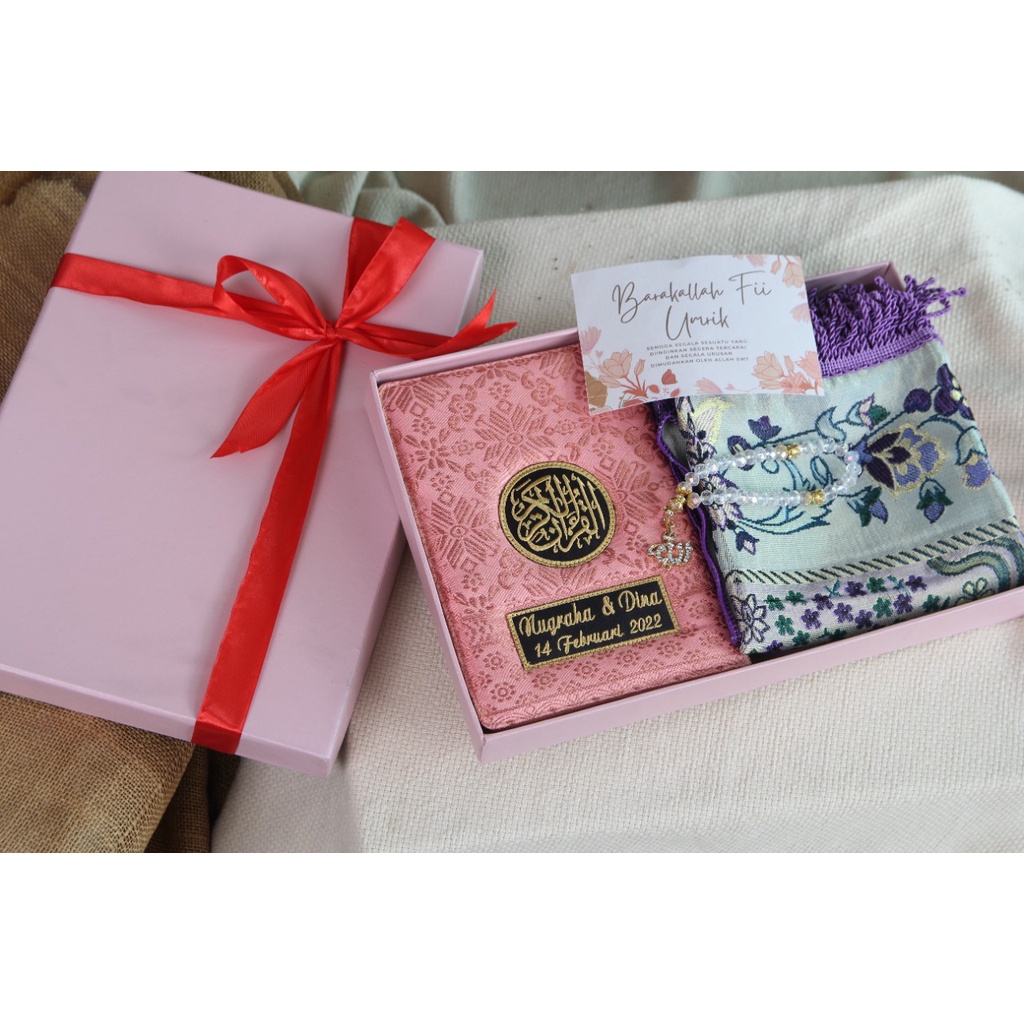Jual Rabita Alquran Hampers A4 Premium | mukena | sajadah | tasbih ...