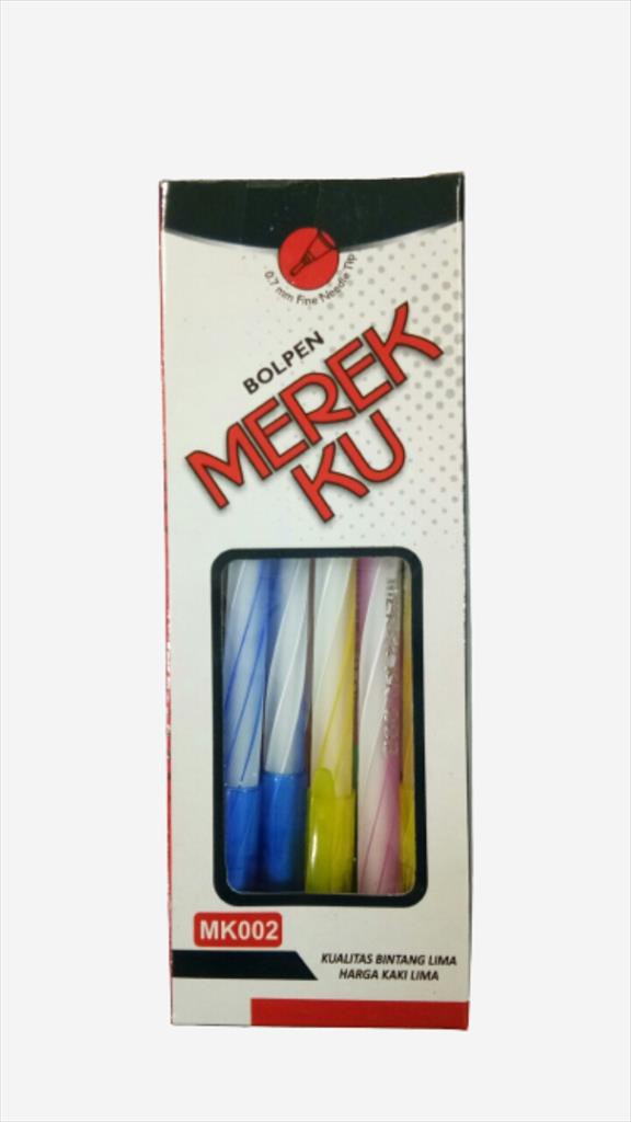 Jual [D] Pulpen Bolpen Merek ku (12pcs) | Shopee Indonesia