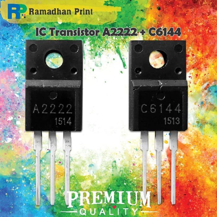 Jual IC TR Transistor A2222 + C6144 Set, Printer EPSN L120 L210 L310 ...