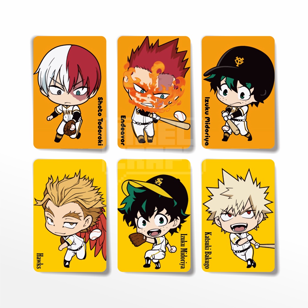 Jual Photocard Karakter Anime BOKU NO HERO ACADEMIA (Chibi Baseball Ver ...