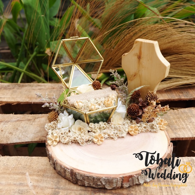 Jual SMALL RINGBOX RUSTIC DRIED FLOWER INCLUDE DISPLAY KALUNG | Shopee ...