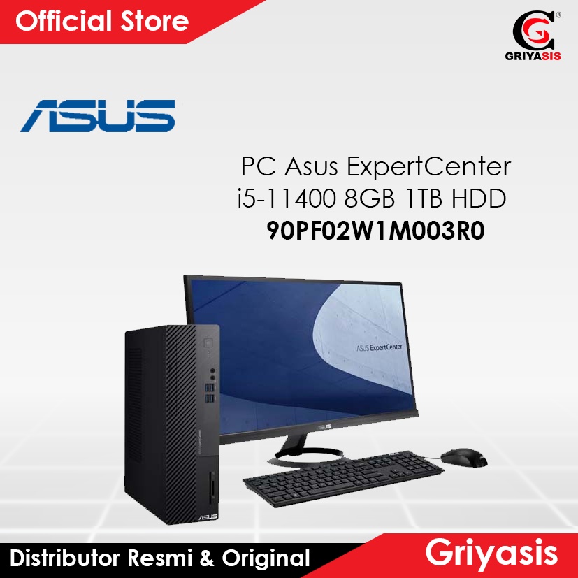 Jual PC Asus ExpertCenter i5-11400 8GB 1TB HDD D700SC-581000000X ...