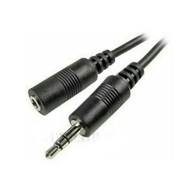 Jual Kabel Audio Extension 1.5m - Kabel Perpanjangan Aux 1.5 Meter - Audio Jack 3.5mm | Shopee ...