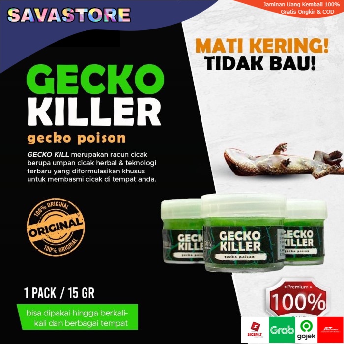 Jual PEMBASMI CICAK AMPUH DAILY GECKO KILLER RACUN CICAK HERBAL PREMIUM ...