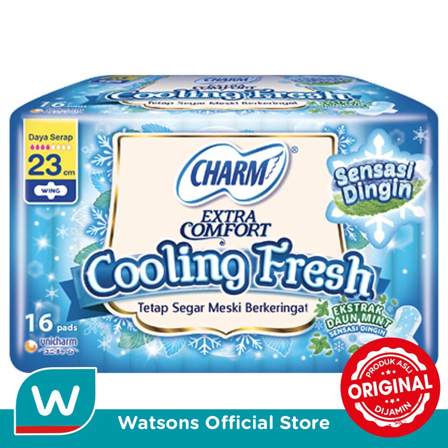 Jual Charm Cooling Fresh Wing 23cm 16s | Shopee Indonesia