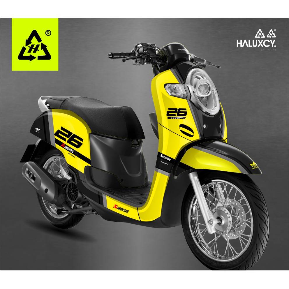 Jual decal scoopy custom full body / decal scoopy full body / decal ...