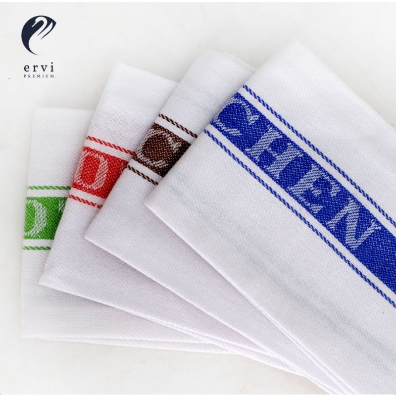 Jual KITCHEN CLOTH GLASS CLOTH / LAP DAPUR RESTAURANT cotton | Shopee ...