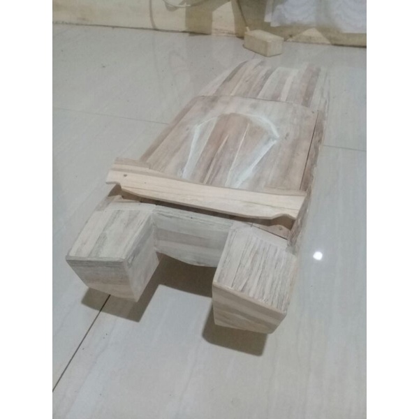 Jual READY STOK Natural Kayu Jati Hull Boat Catamaran 55cm × 20cm ...