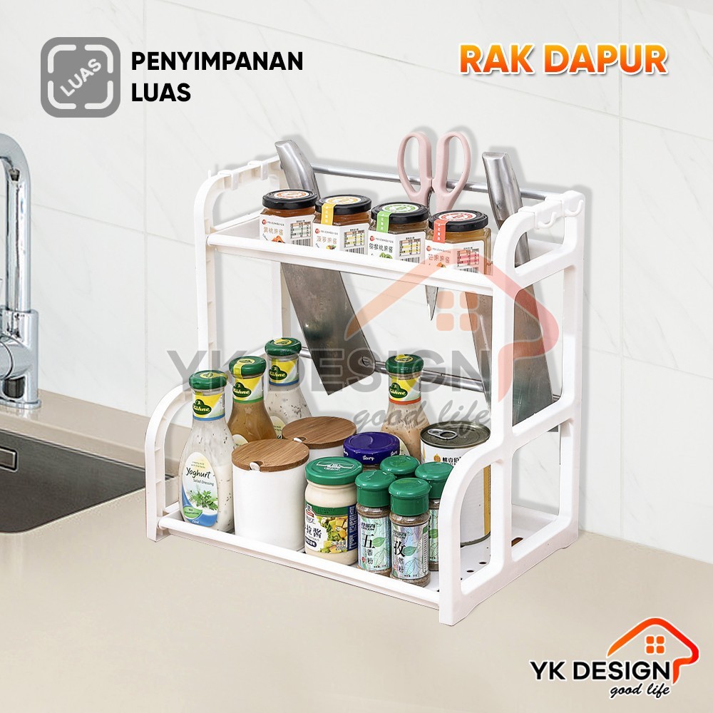 Jual YK DESIGN YK-205 rak bumbu dapur perlengkapan dapur rak dapur ORI ...
