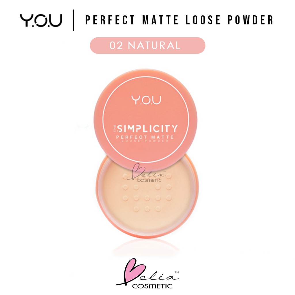 Jual BELIA YOU The Simplicity Perfect Matte Loose Powder NEW Formula ...