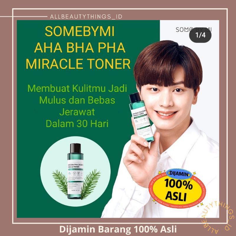Jual Some By Mi AHA BHA PHA 30 Days Miracle Toner Somebymi jerawat ...