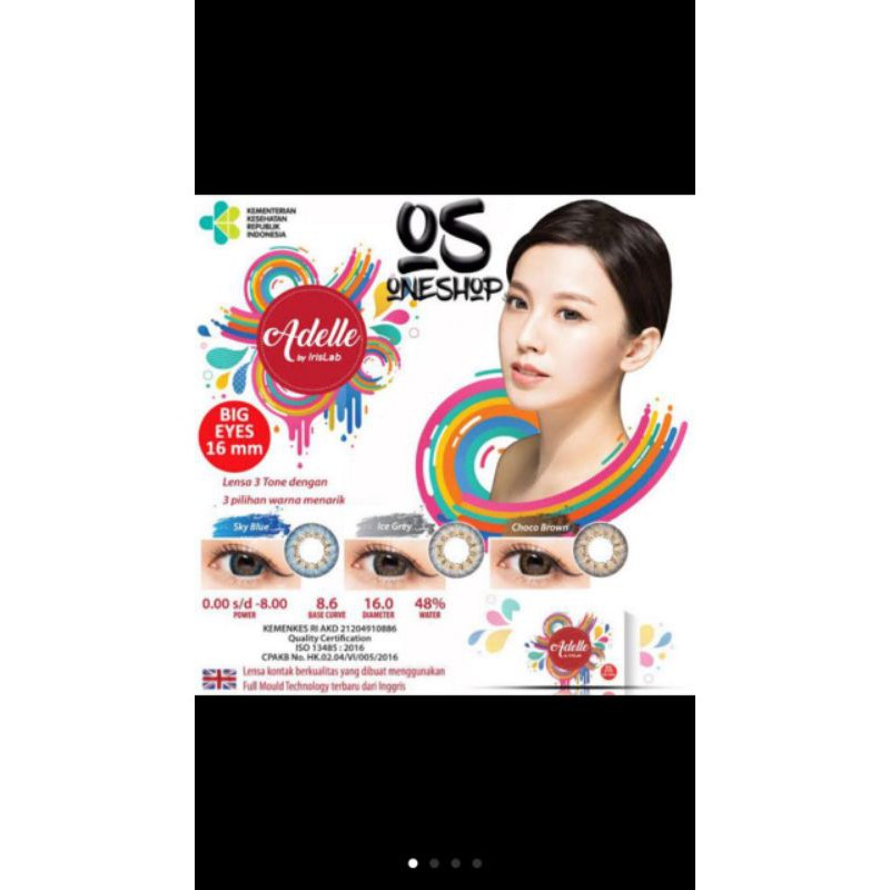Jual SOFLEN ADELLE BIG EYES 16MM NORMAL | Shopee Indonesia