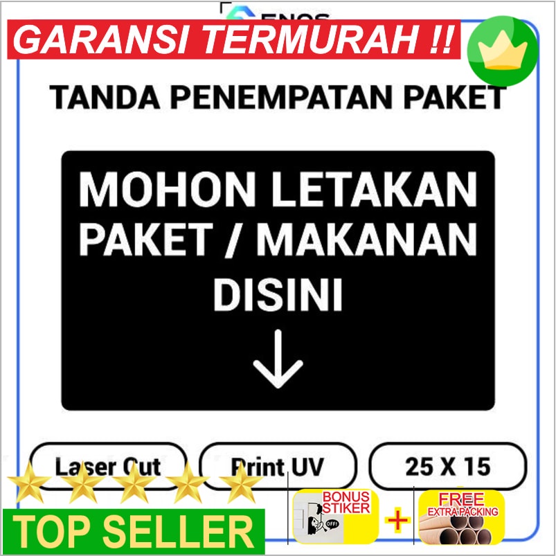 Jual Grosir SIGN PAKET TARUH DISINI / SIGN KURIR ANTAR BARANG / SIGN ...