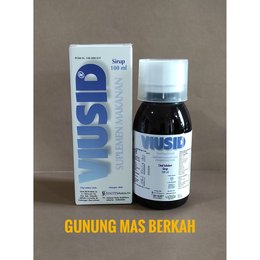 Jual Viusid Sirup 100 ML | Shopee Indonesia