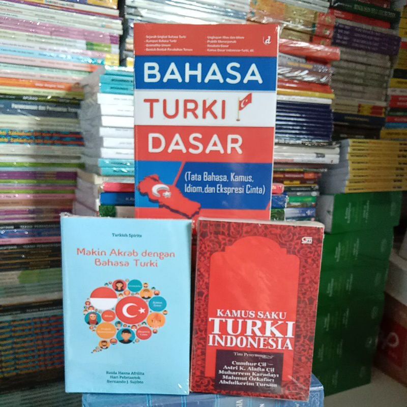 Jual Promo 3 Buku Bahasa Turki Dasar / Kamus Saku Turki Indonesia ...