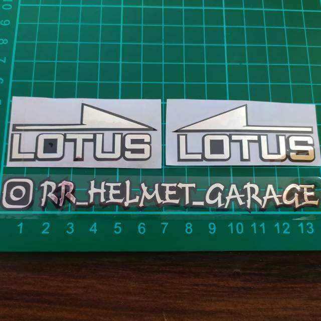 Jual Stiker helm Lotus / visor / motor / mobil. bahan cutting | Shopee ...