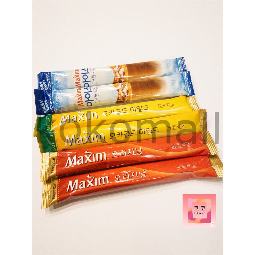 Jual MAXIM KOREA COFFEE | MAXIM ORIGINAL | MAXIM MOCHA GOLD | MAXIM ICE ...