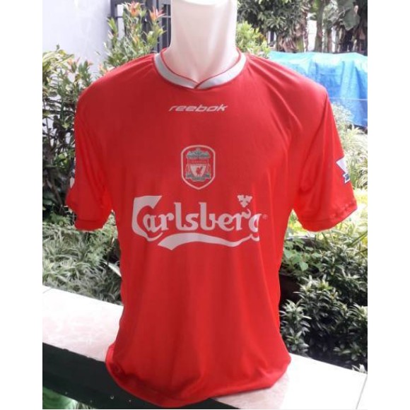Jual Jersey Liverpool 2002 Full Printing | Shopee Indonesia