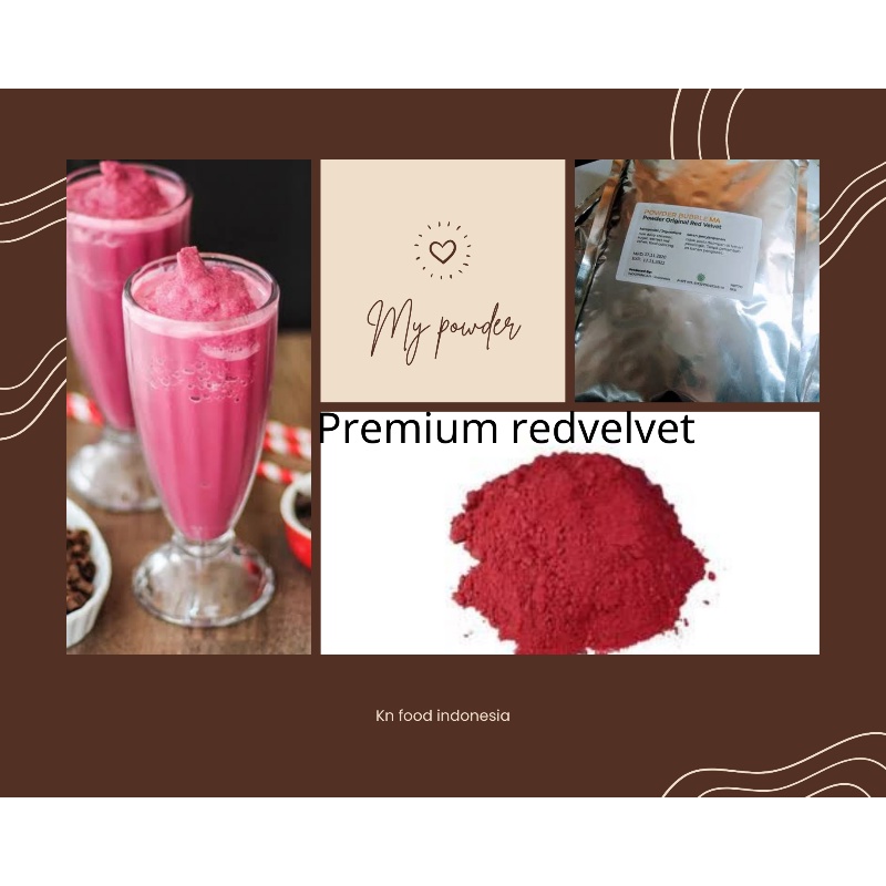 Jual Bubuk Minuman Red Velvet Premium 1Kg | Shopee Indonesia