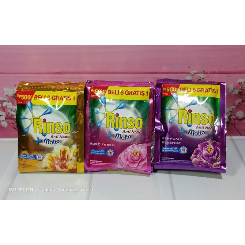 Jual Rinso Cair Rentengan 500 isi 12 Sachet. | Shopee Indonesia